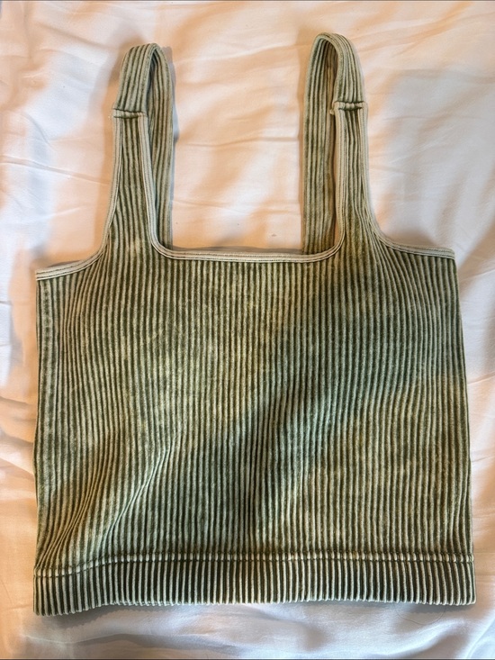 Zenana Outfitters | Tops | Zenana Ribbed Padded Brami In Sage Green ...